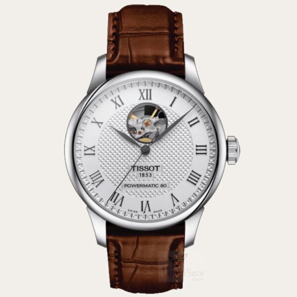 TISSOT Le Locle Powermatic 80 Open Heart Men Watch T006.407.16.033.01