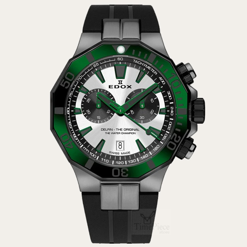 EDOX Delfin The Original Chronograph Men Watch [10112-37GNVCA-ANV ...