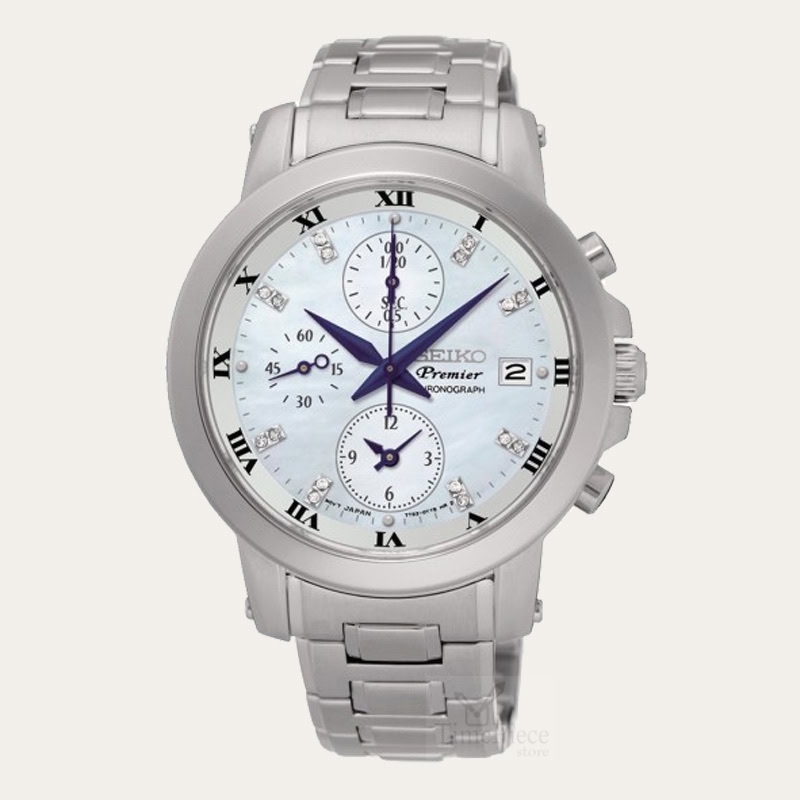 SEIKO Premier Chronograph Ladies Watch [SNDV59P1] | TimePieceStore (TPS)